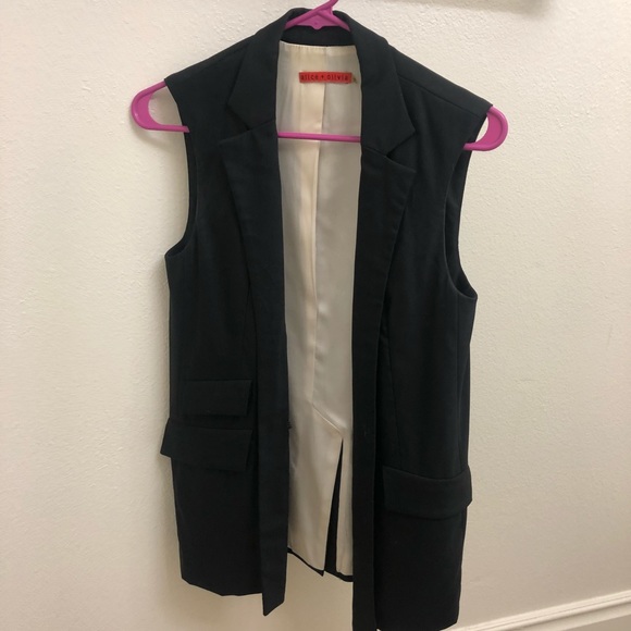 Alice + Olivia | Other | Alice Olivia Black Slim Tailored Vest | Poshmark